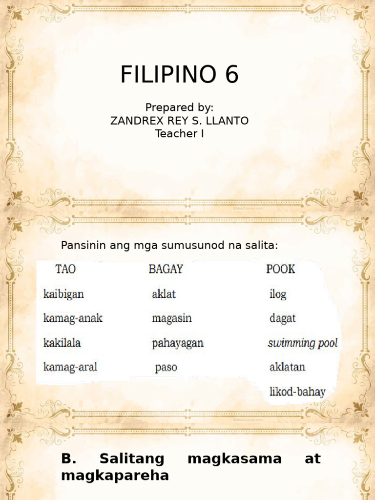 Fil 6 q4 Week 2 Day 2 | PDF
