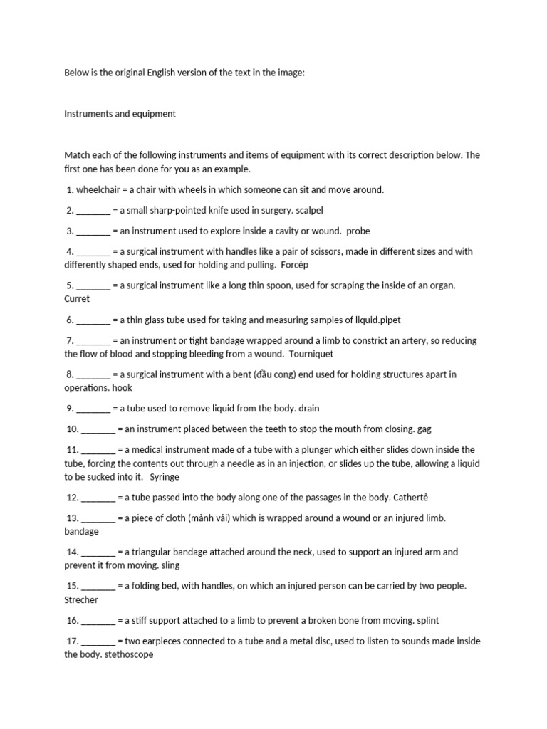 Intrusment and Quipmen 18 | PDF