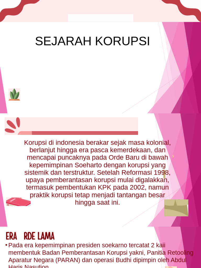 Sejarah Korupsi | PDF