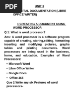 Class 9 Unit 3 Digital Documentation (Final) | PDF | Microsoft Word | Typewriter