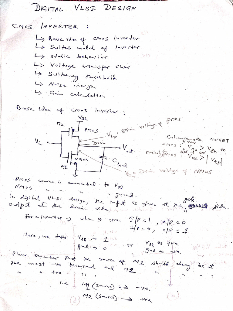 VLSI Part A Unit 2 | PDF