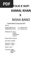 Technical Rider Example | PDF | Sound Technology | Sound