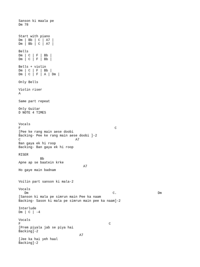 Sanson Ki Mala | PDF