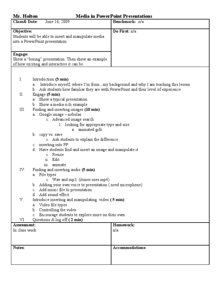 Media Integration in PowerPoint | PDF