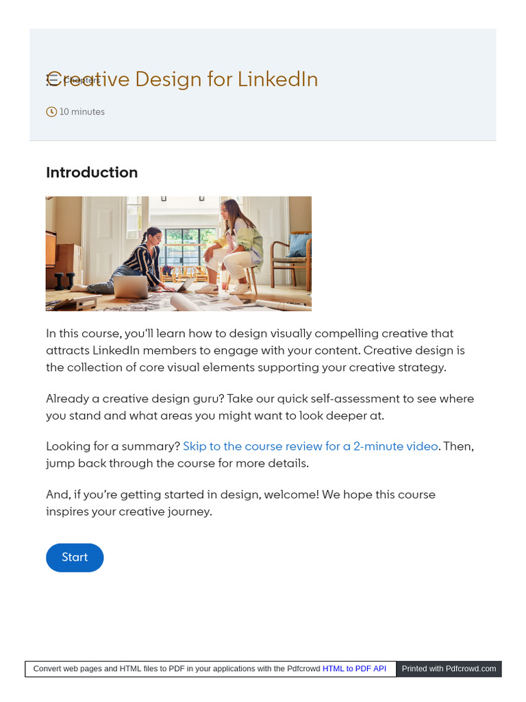 Training Marketing Linkedin Com Creative Design For Linkedin | PDF