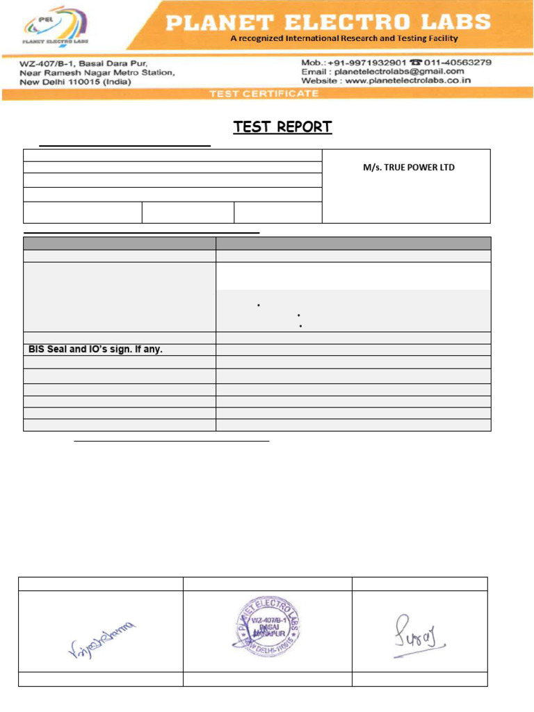 Eco-Friendly Compound Test Report | PDF | Chemistry | Materials
