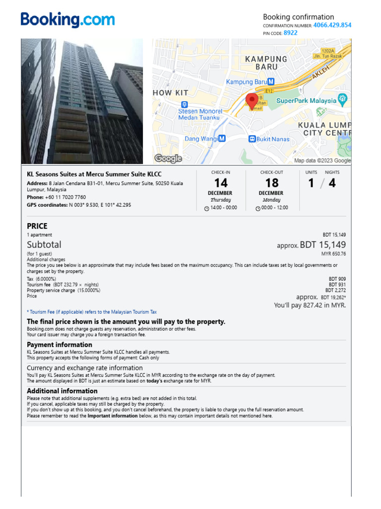 HOTEL | PDF | Fee | Exchange Rate