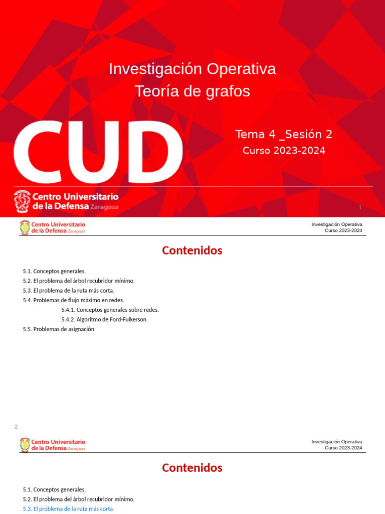 Tema 4 - Teoria de Grafos - S2 | PDF | Teoría de grafos | Combinatoria