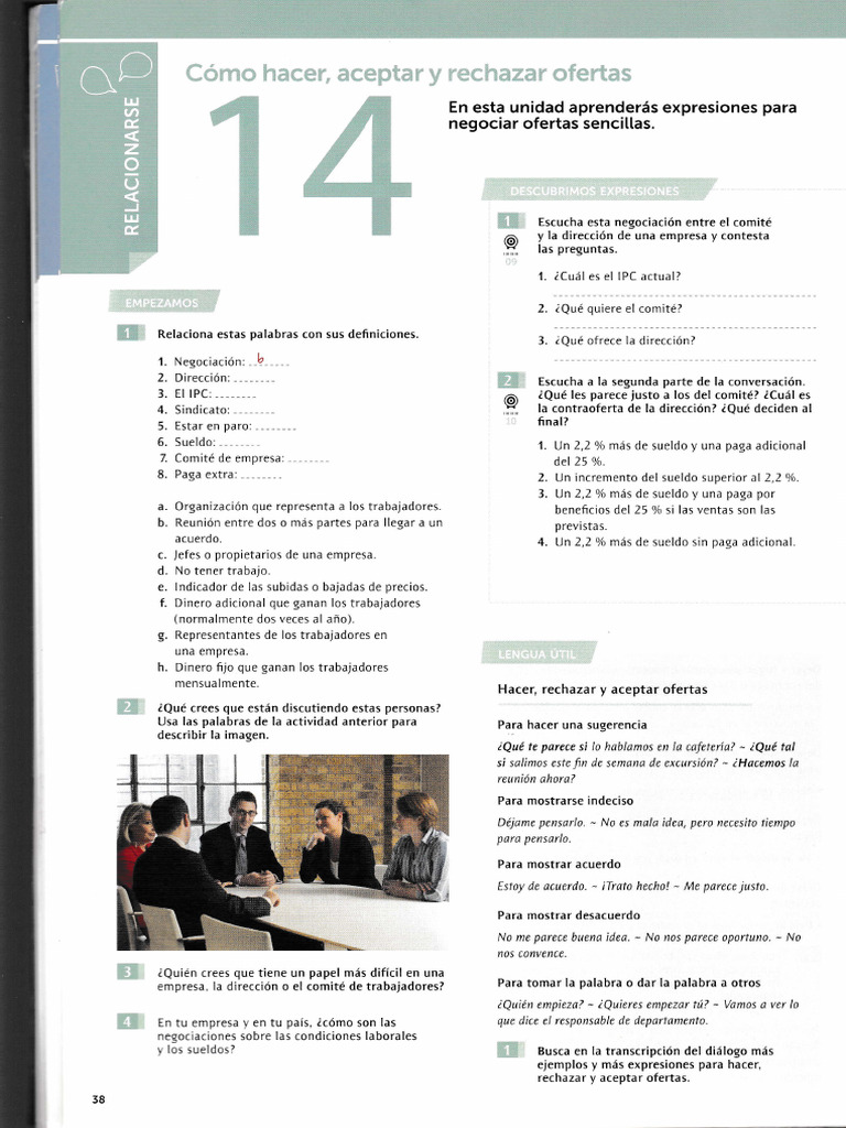 De Tu A Tu - 14-Como Aceptar y Rechazar Ofertas | PDF | Inteligencia ...