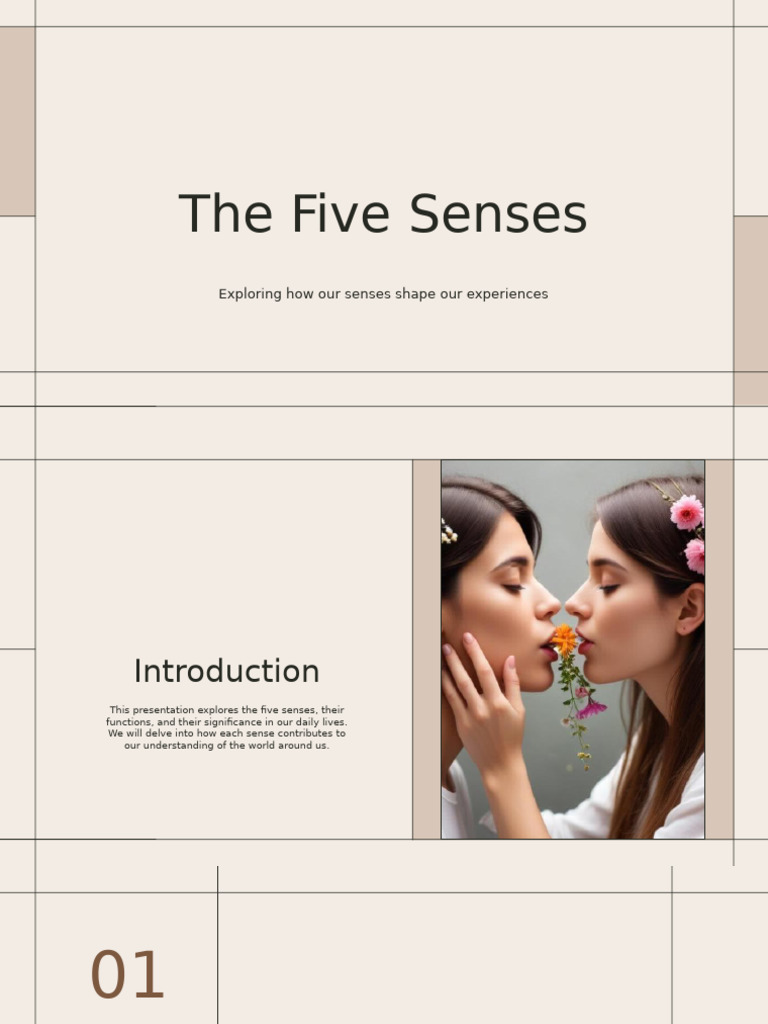 The Five Senses | PDF | Senses | Perception