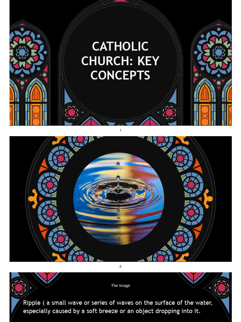 Key Concepts About The Catholic Church | PDF | Planets | Catholic Church