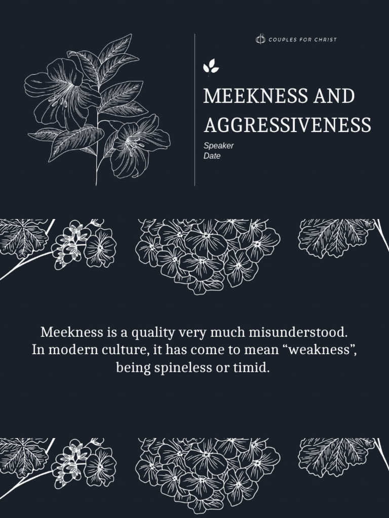 Humility and Meekness Explained | PDF | Humility | Jesus