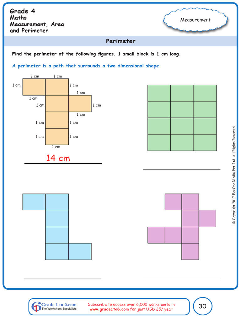 Measuring Perimeter | PDF