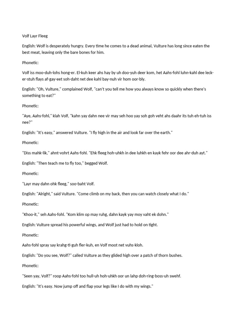 Wolf Leer Fliegh | PDF