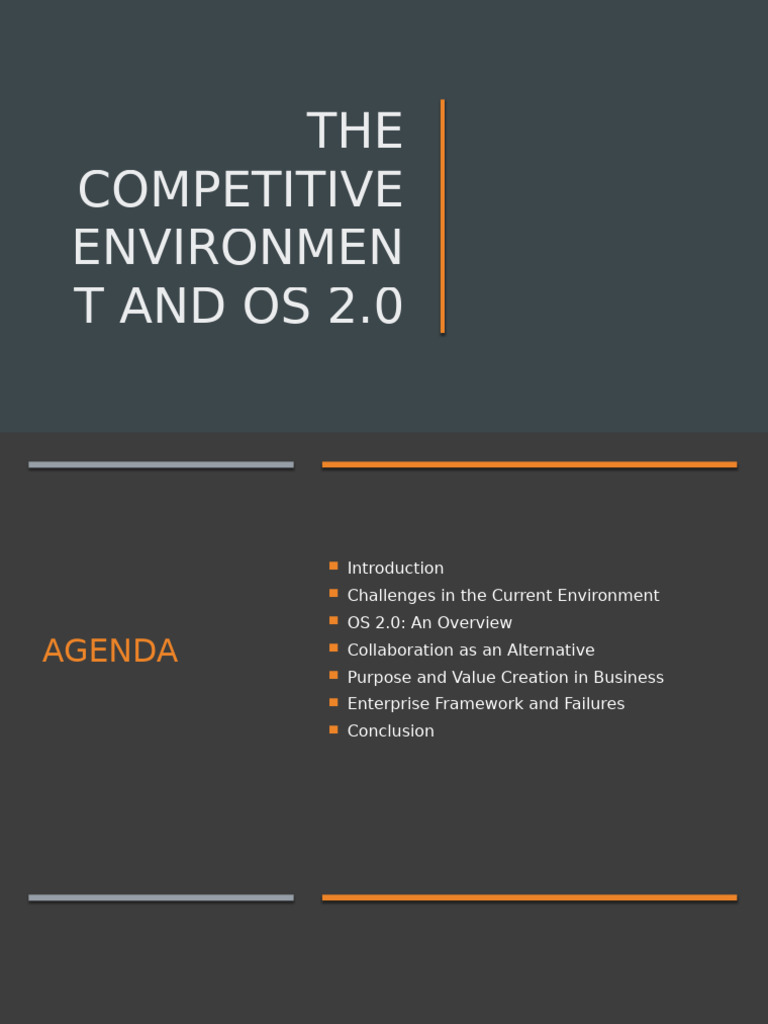 OS 2.0 in Competitive Business Environments | PDF