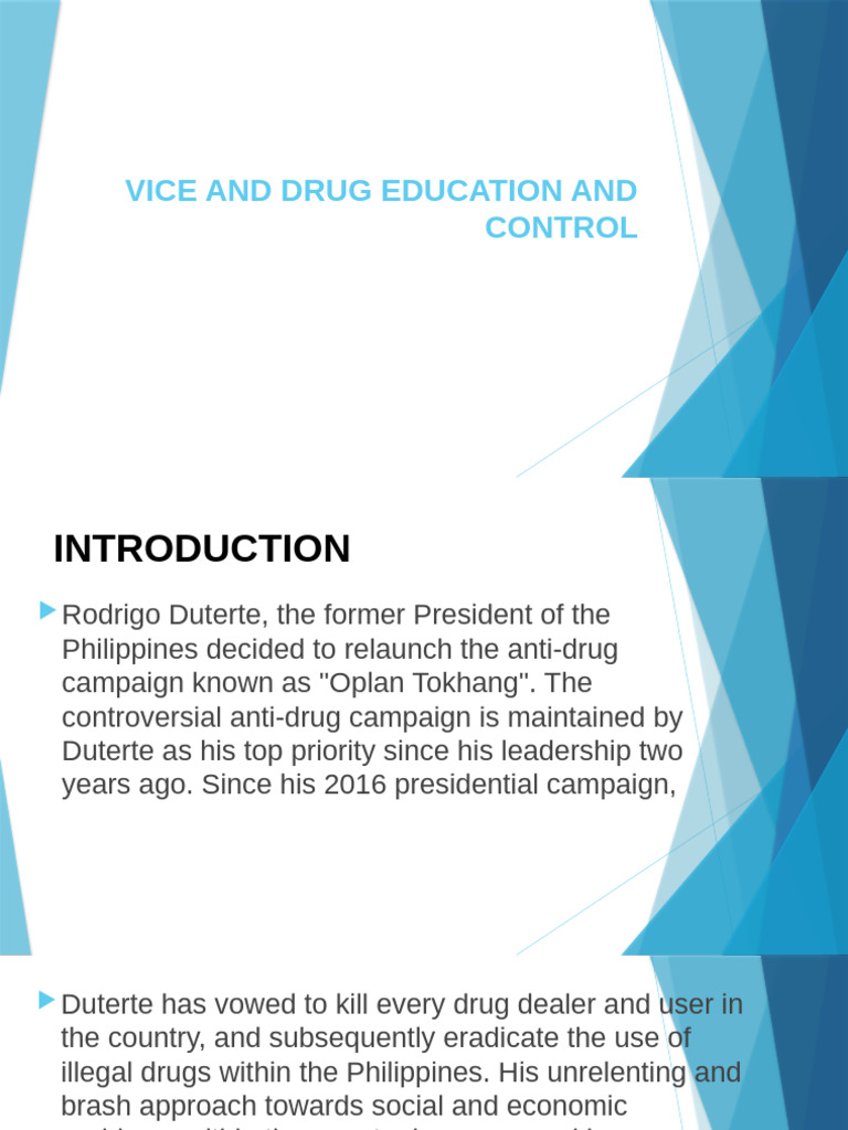 Vice and Drug Education and Control Lecture | PDF | Alcoholic Beverages ...