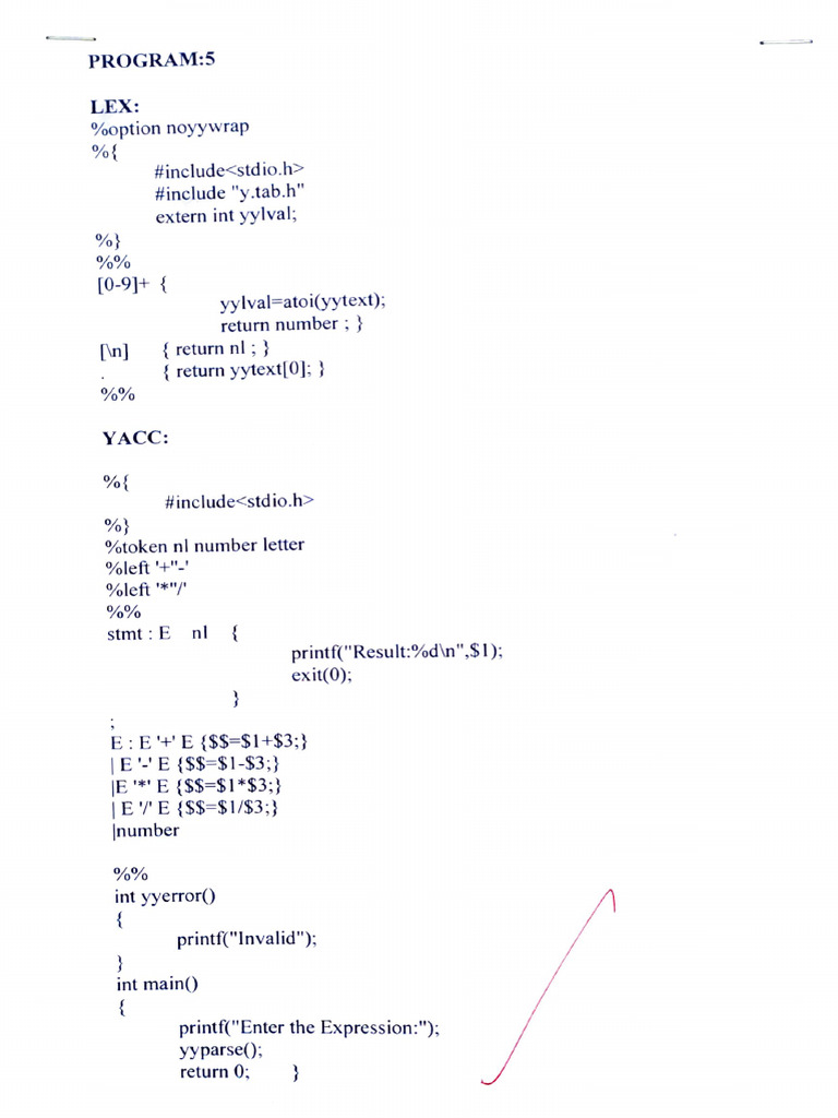 Arithmetic Calculator | PDF