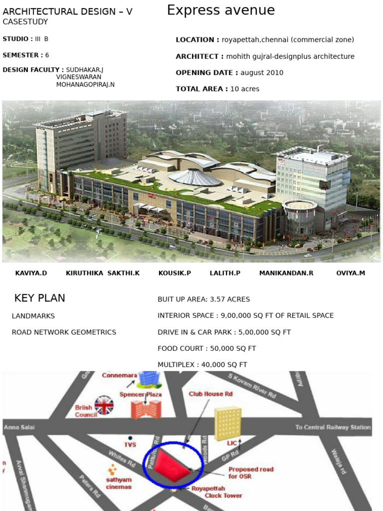 Express Avenue Mall Overview | PDF | Room | Architectural Design