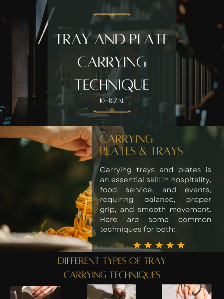 TLE - Tray and Plate Carry | PDF | Hand | Thumb