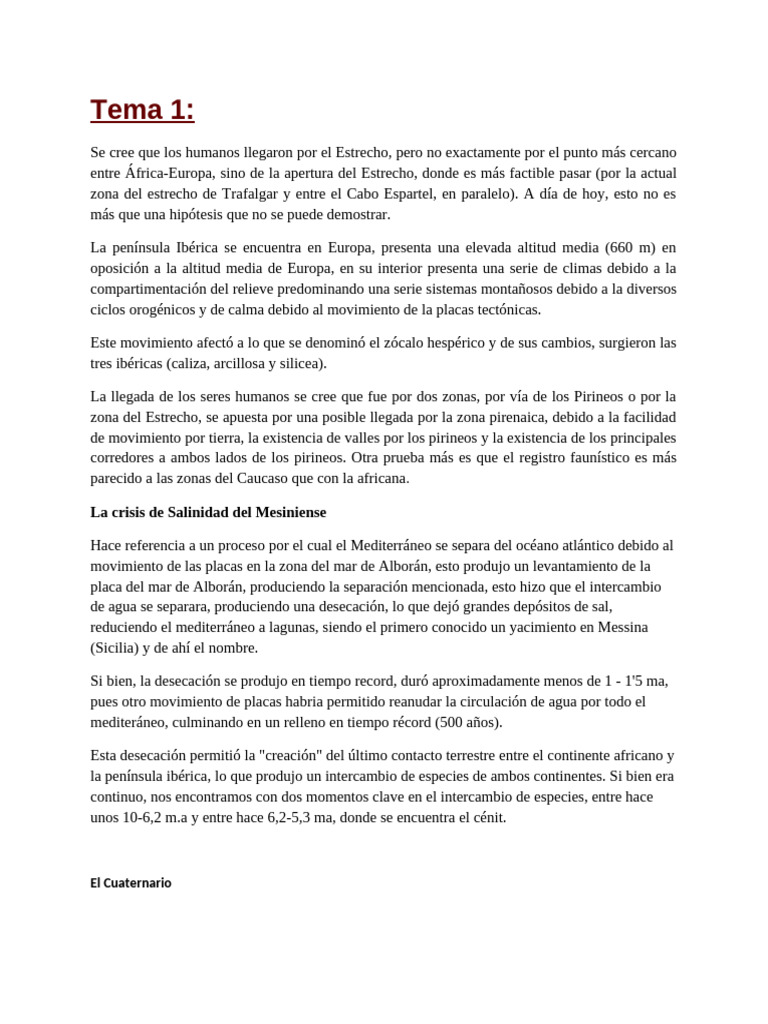 Pre Iberia | PDF | Naturaleza | Ciencias de la Tierra