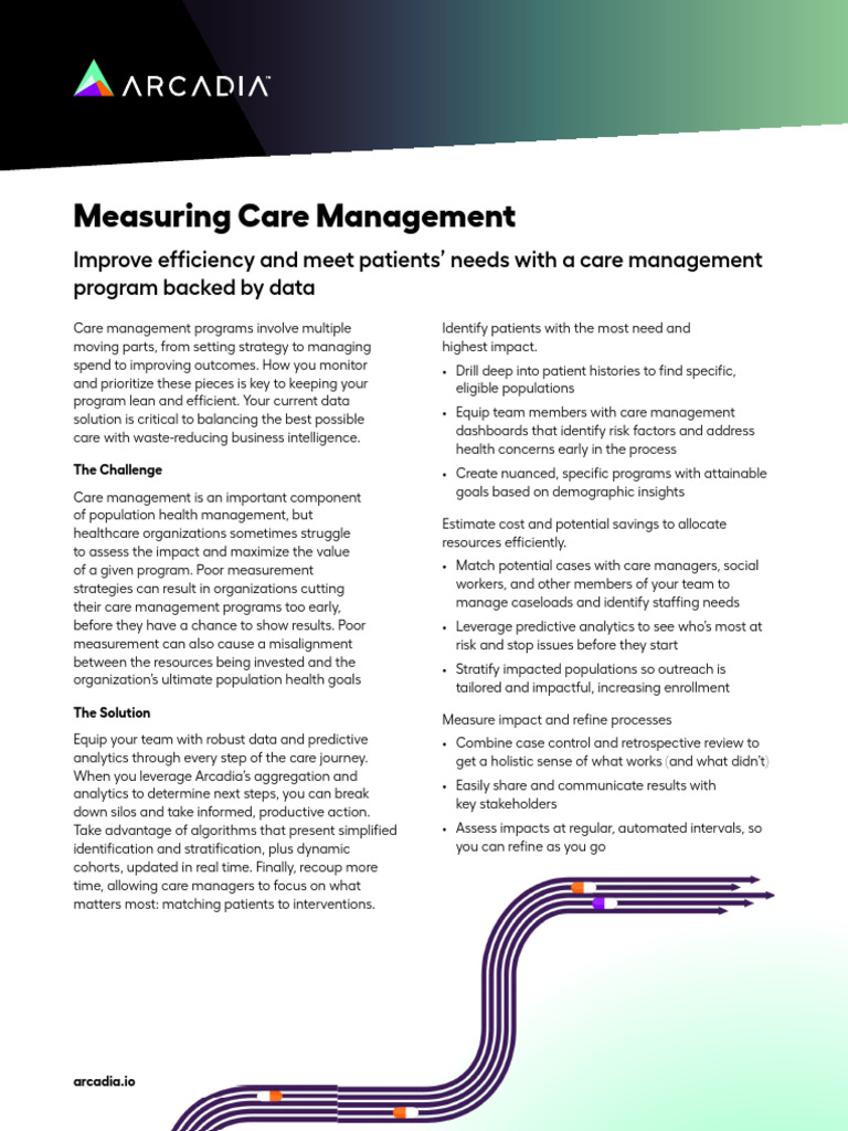 Optimize Care Management with Data | PDF | Analytics | Business