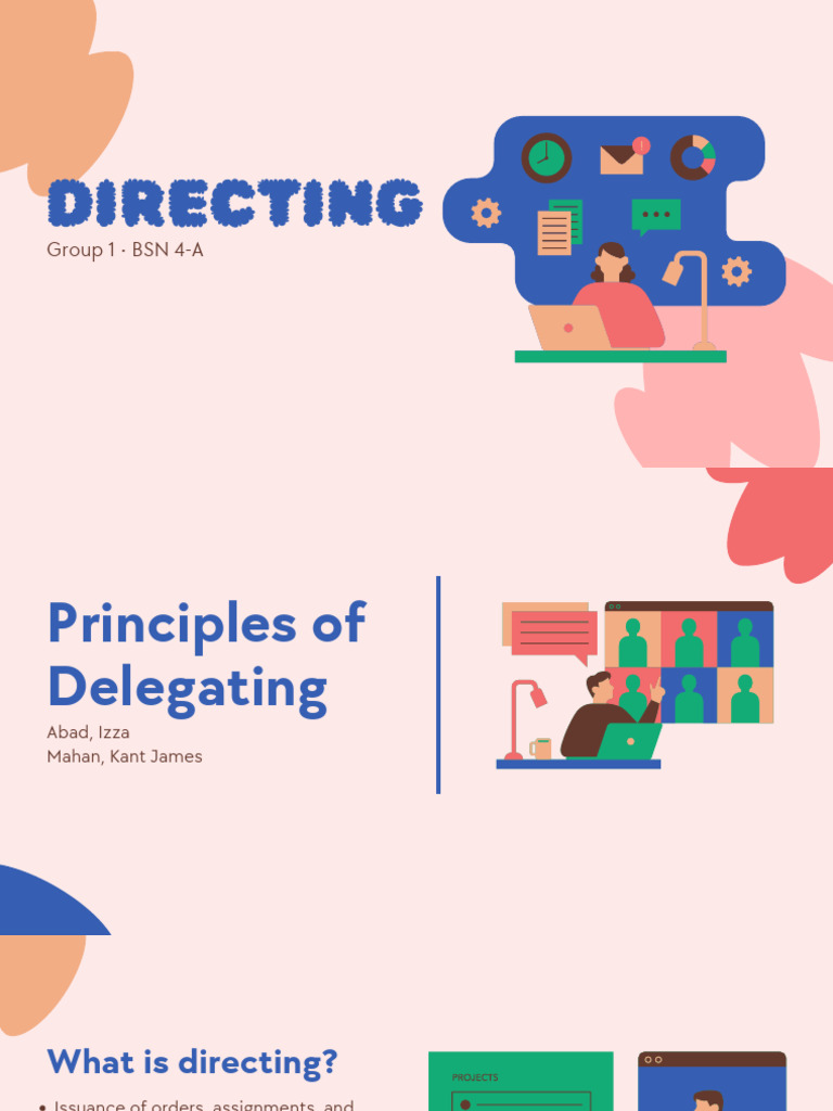 Directing Group 1 BSN 4 A | PDF | Leadership | Nursing