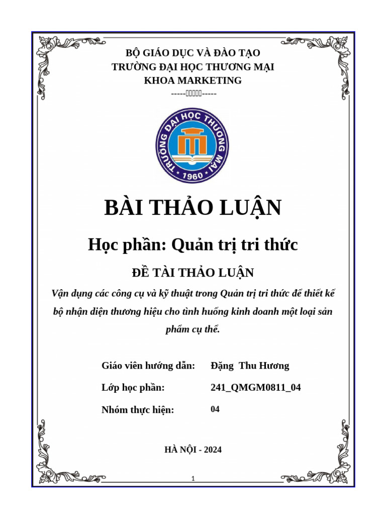 QTTT NHÓM 04 final | PDF