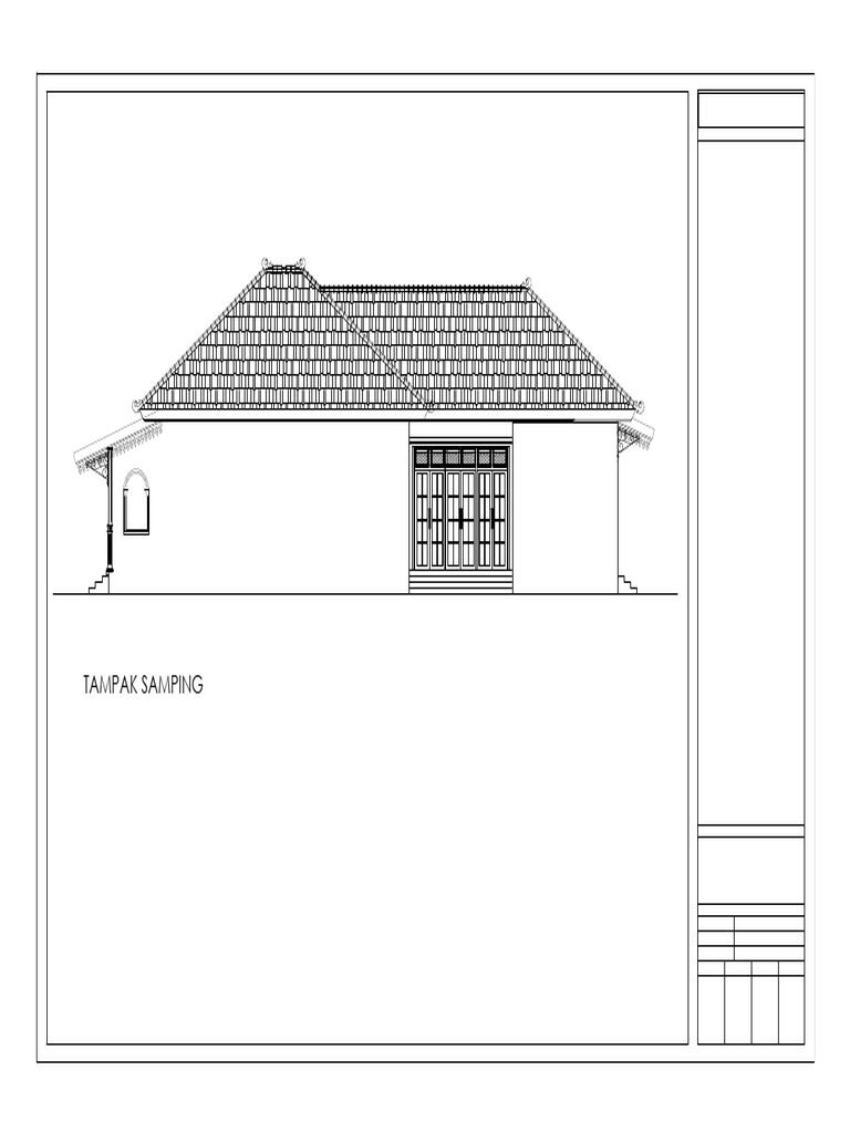 Rumah Teh Liva Tampak Samping2-Model | PDF