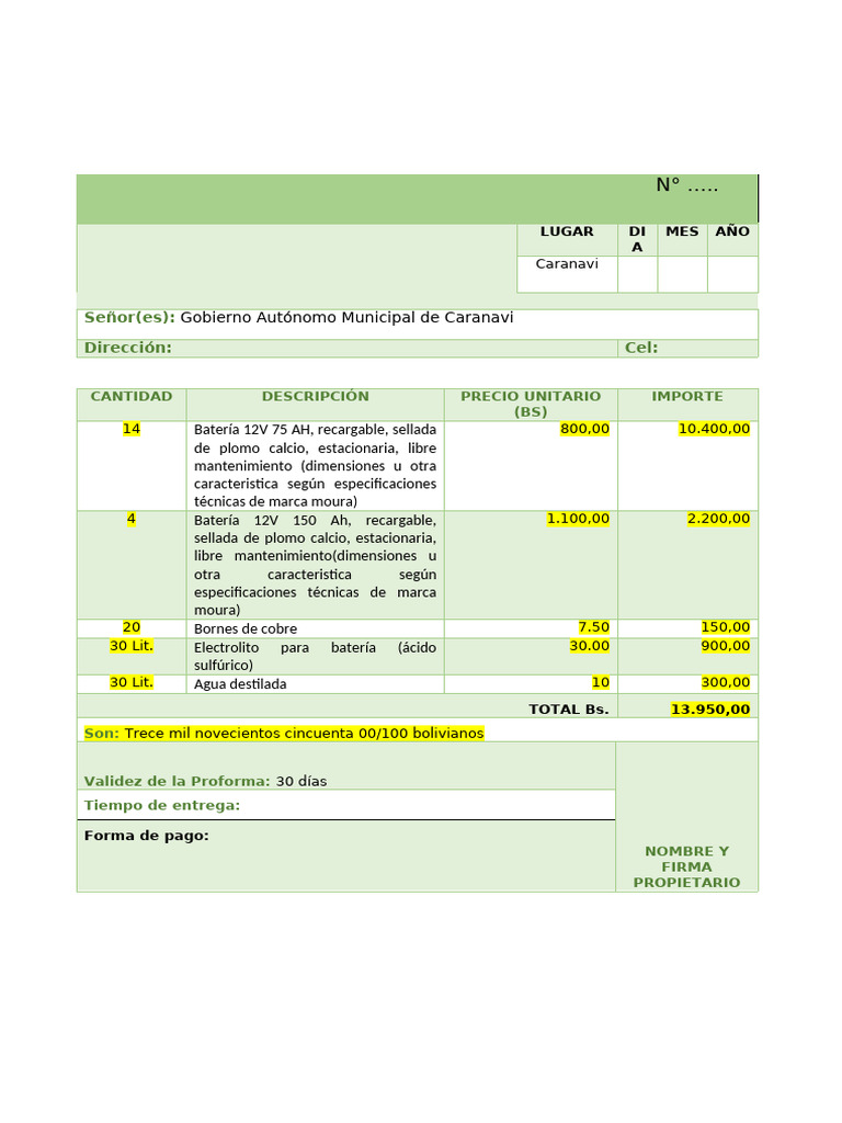 Para Cotizar-1 | PDF