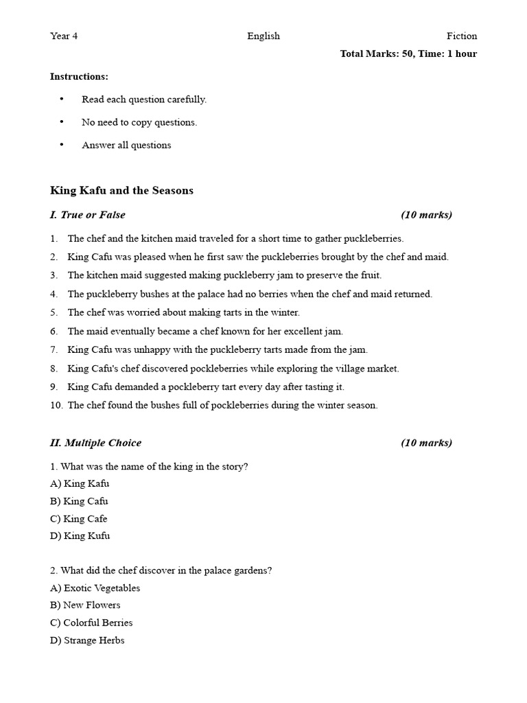 4 English - F King Kafu and The Seasons | PDF | Fruit Preserves | Berry