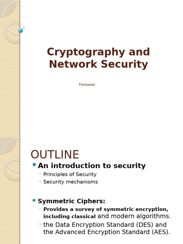 Chap 1 U1 p2 Introduction | PDF | Cryptography | Encryption