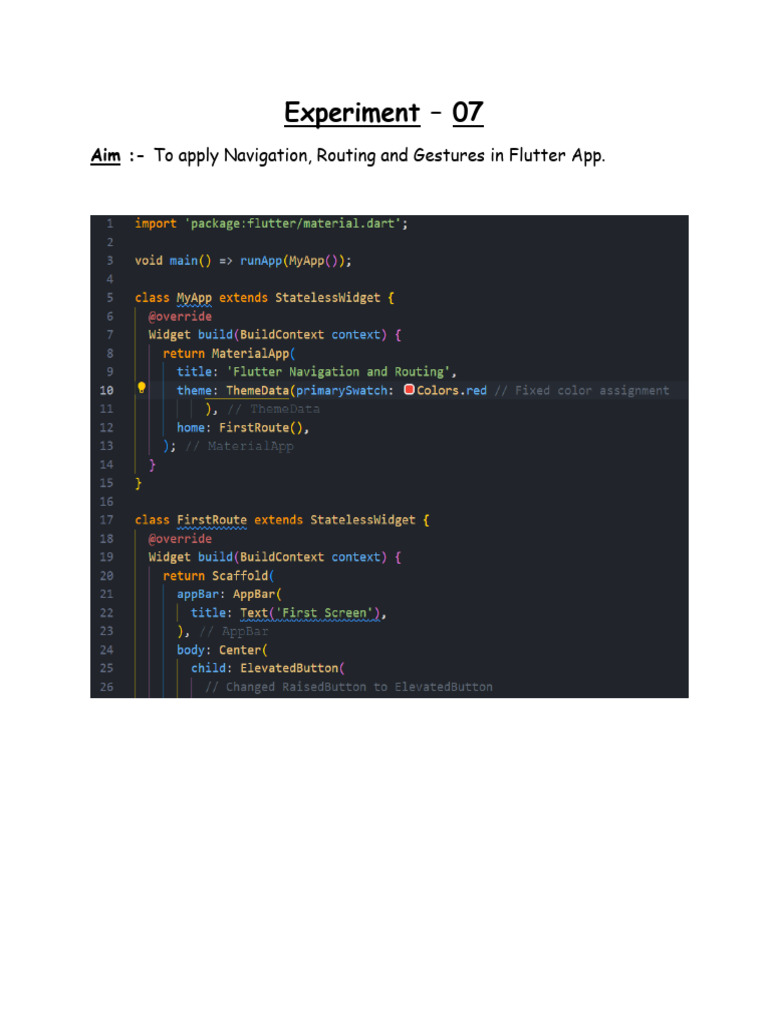 MAD & PWA EXP-07, Output | PDF