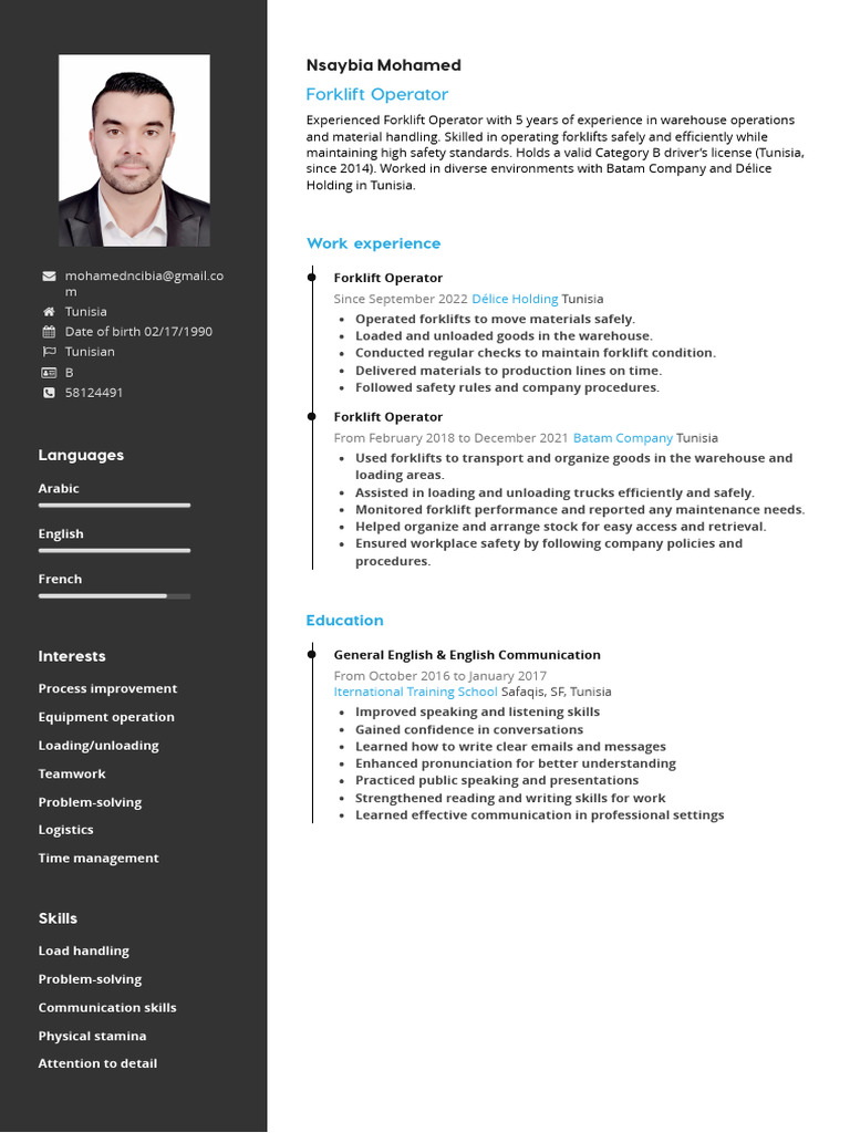 Forklift Operator Pdf Forklift Warehouse