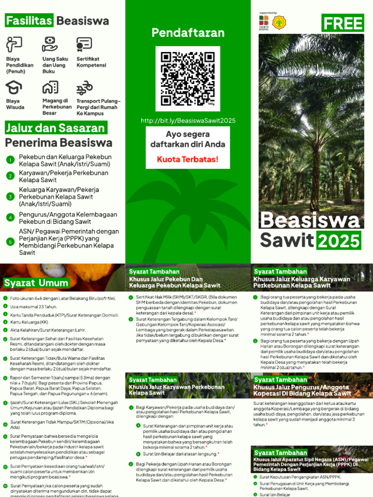 Brosur Beasiswa 2025 | PDF
