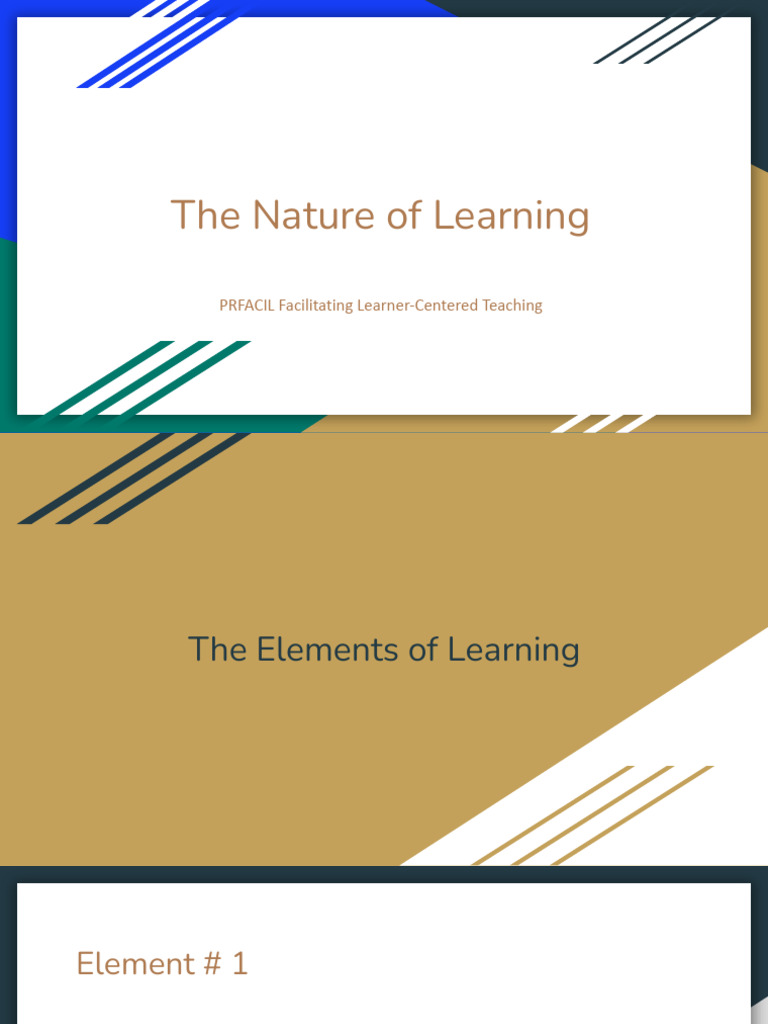 The Nature of Learning | PDF