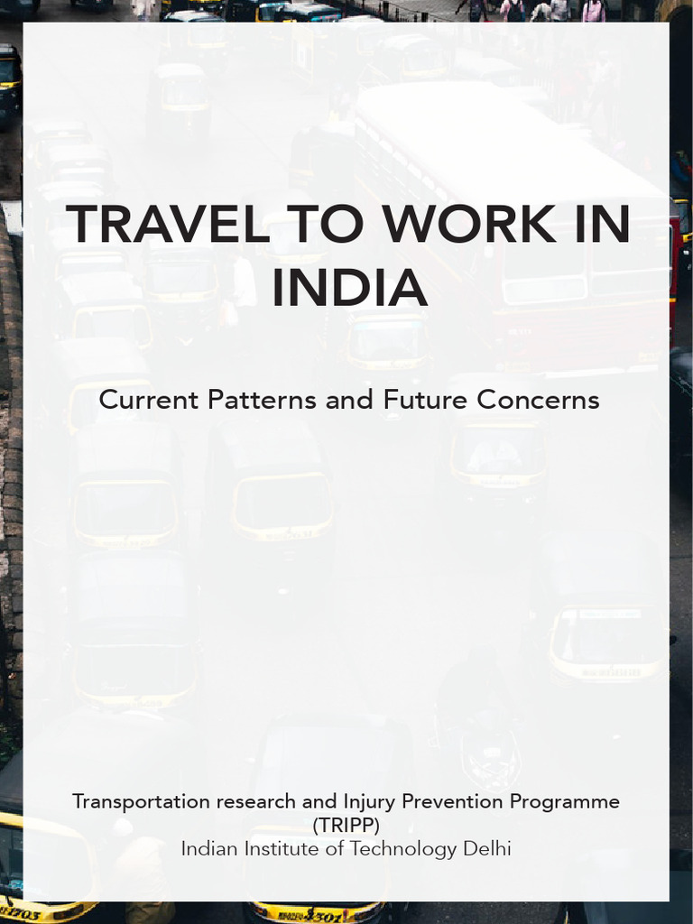 Work Commute Trends in India | PDF | Transport