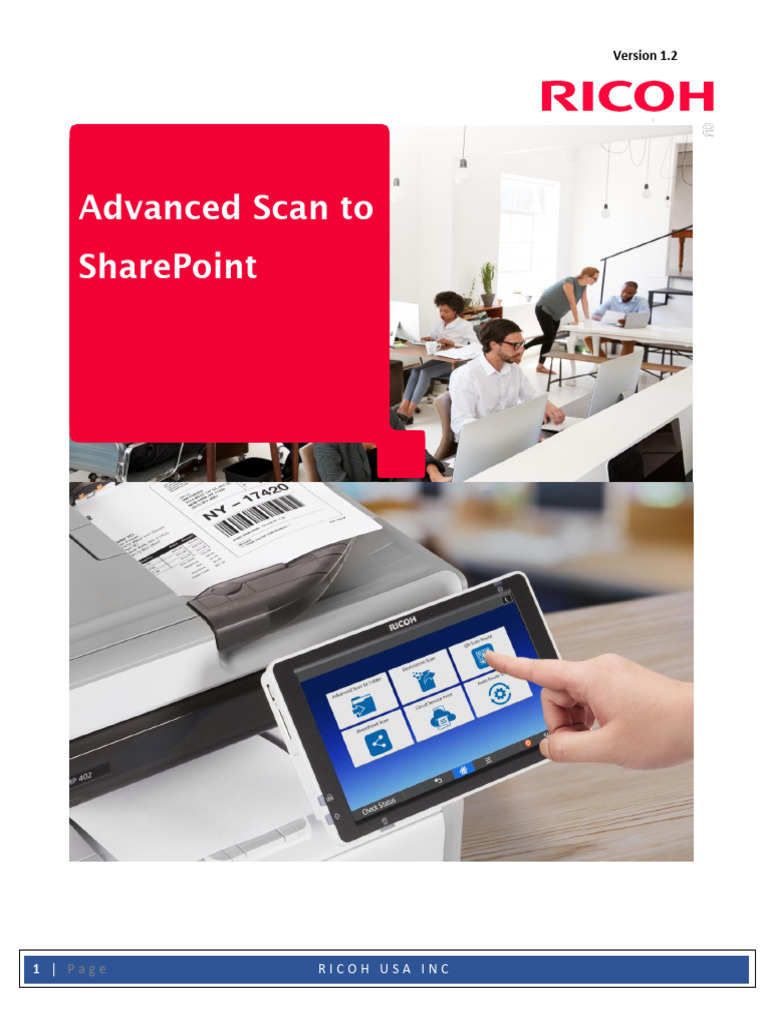 Advanced Scan To Sharepoint User Guide V1.2 | PDF | Optical Character Recognition | Share Point