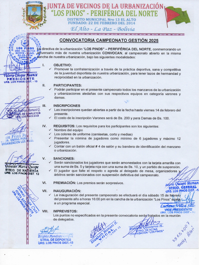 CONVOCATORIA 2025002 | PDF