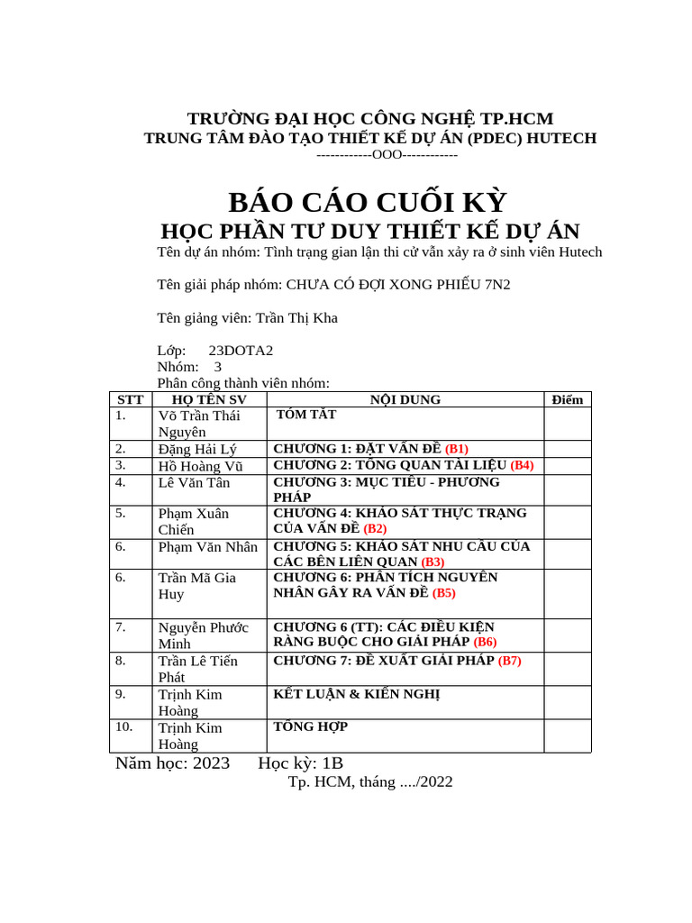 Mau BCCK Tdtkda | PDF