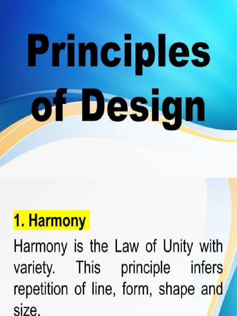 Principles of Designs (1) | PDF