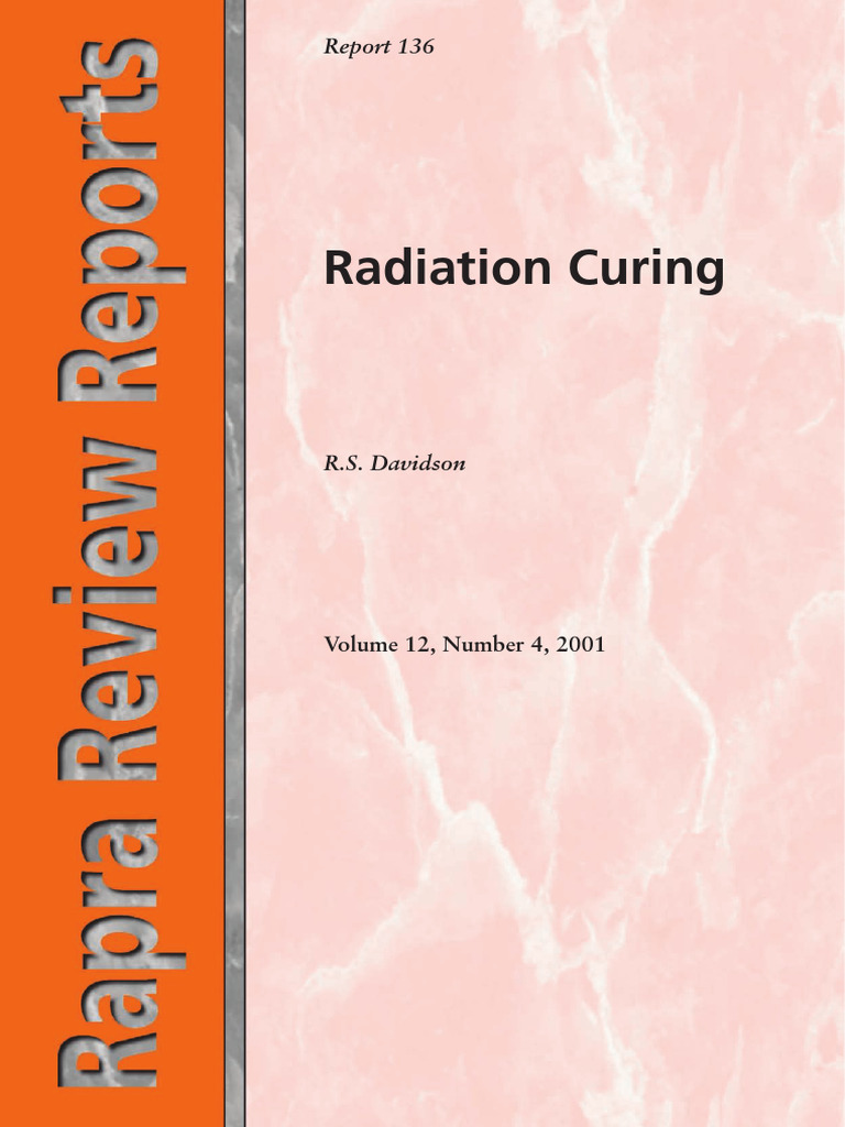 Radiation Curing | PDF | Ion | Plastic