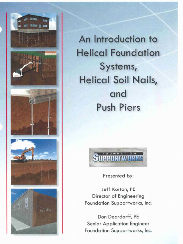 An Introduction To Helical Foundation Systems - Optimize | PDF
