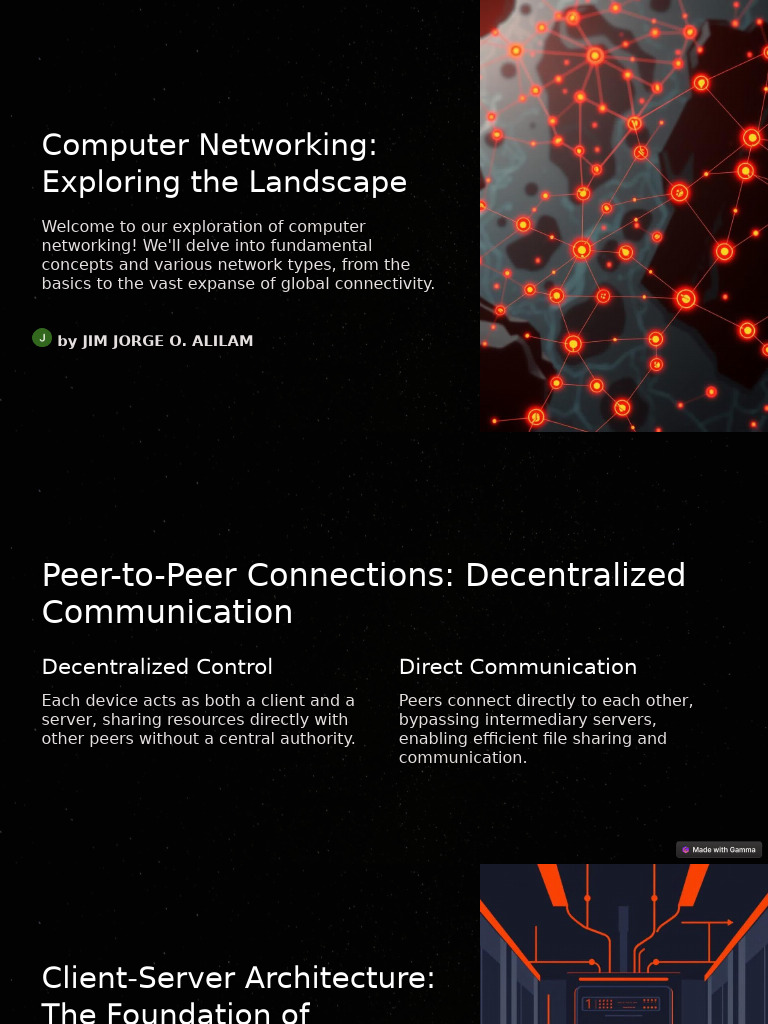 Computer Networking Exploring The Landscape | PDF | Computer Network ...