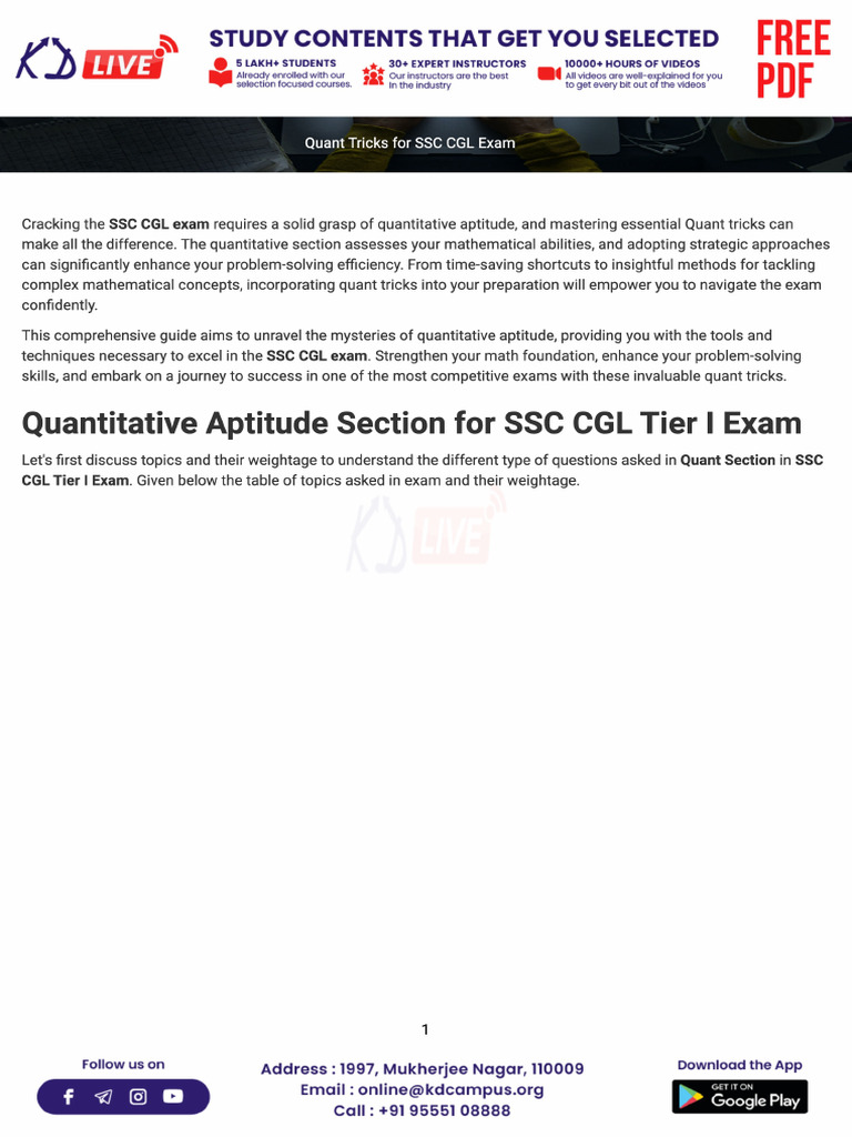 quantitative-aptitude-quant-tricks-for-ssc-cgl-exam(0) | PDF