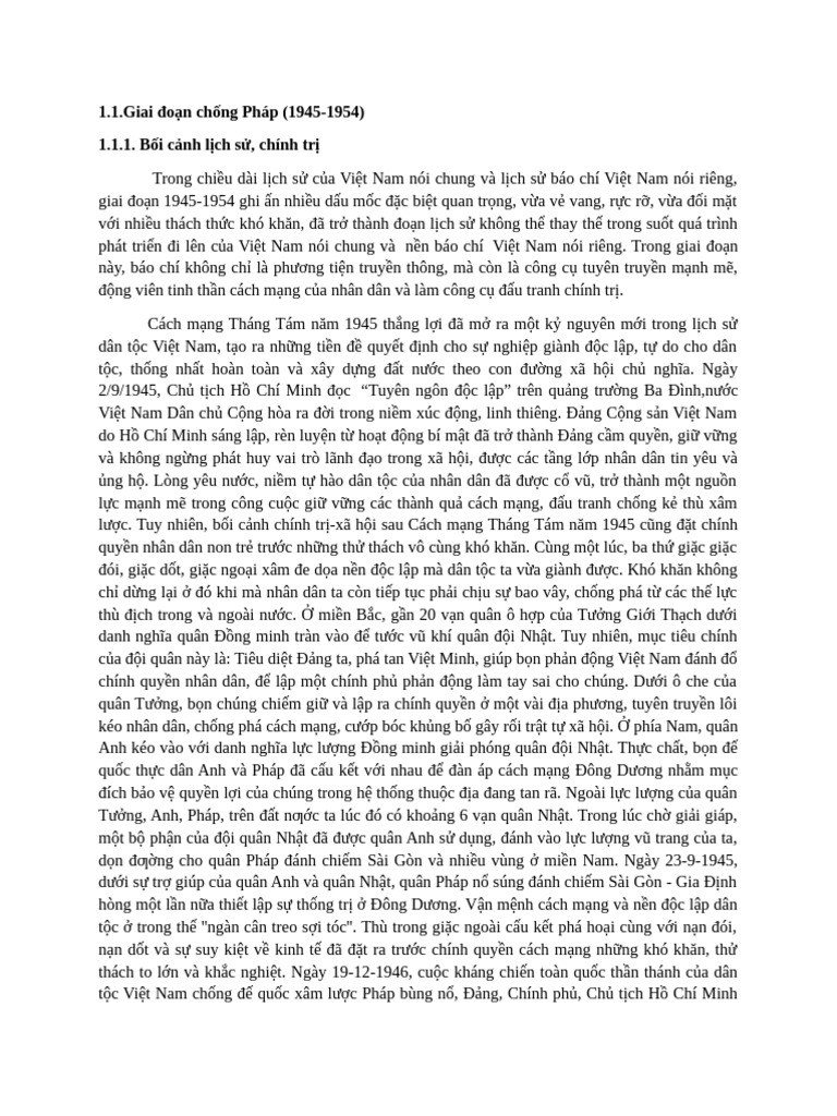 Lsbc-Báo in 1945-1954 | PDF