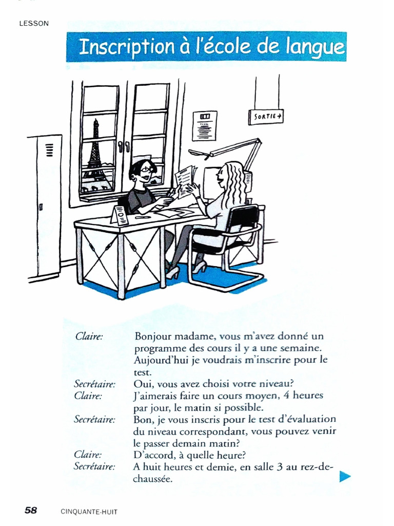 French in 30 Days - Lesson 6 | PDF