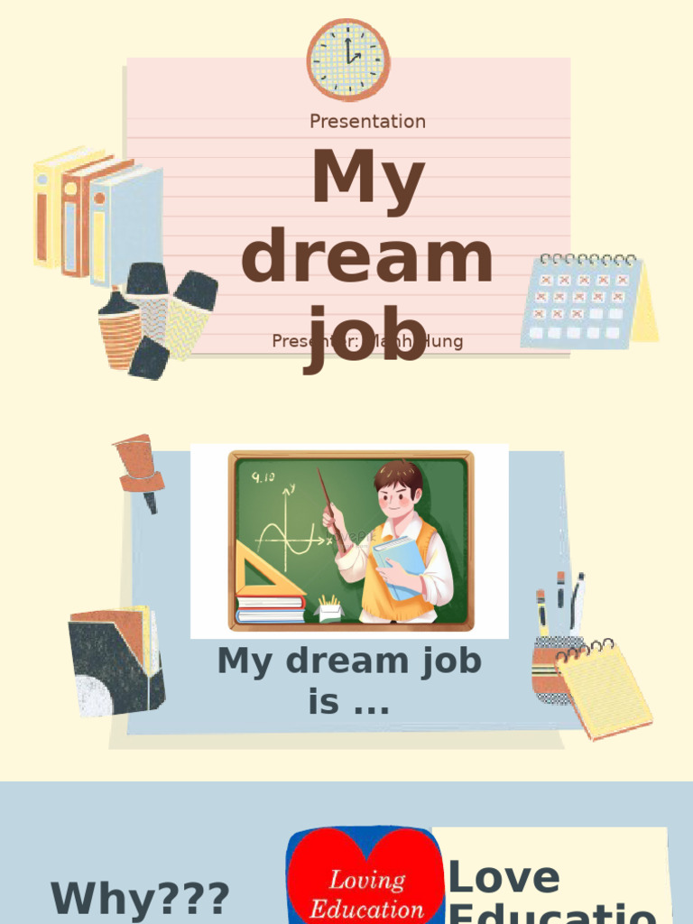 MY Dream Job | PDF