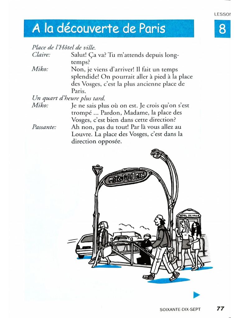 French in 30 Days - Lesson 8 | PDF