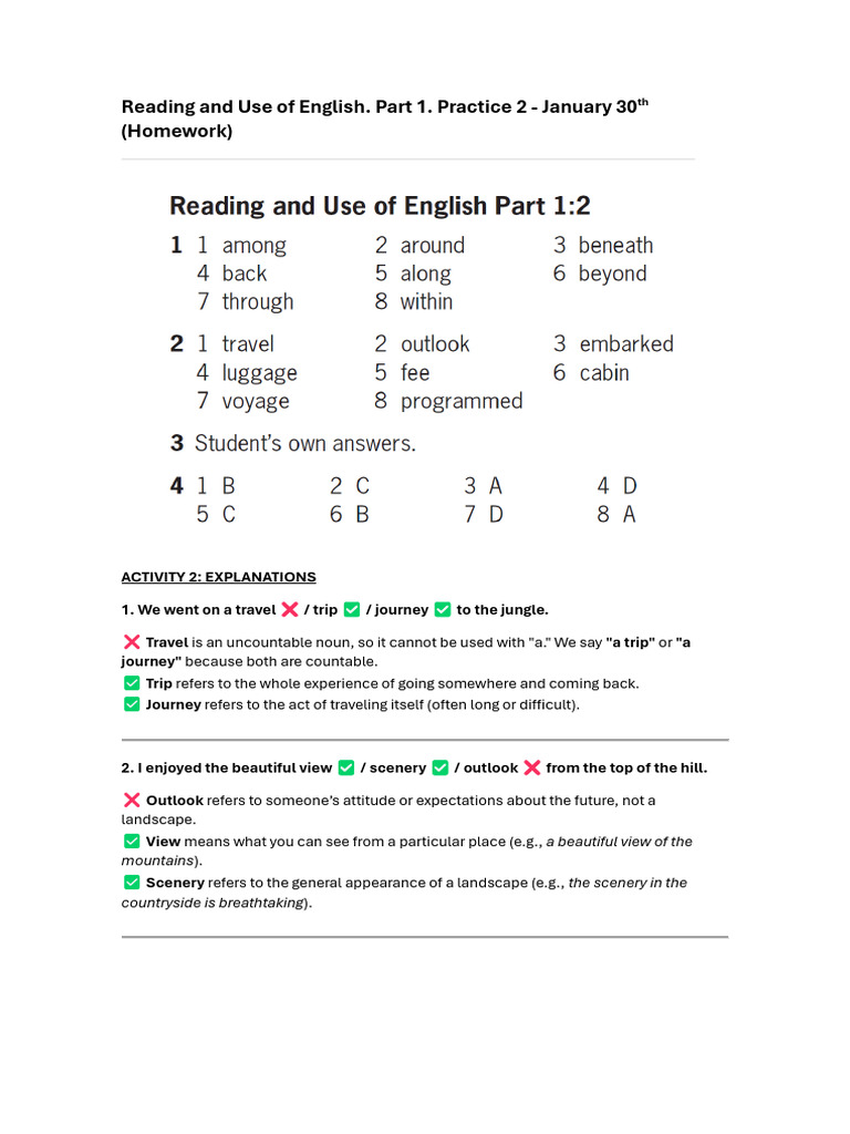 UoE Part 1 - Practice 2 - ANSWERS AND EXPLANATIONS | PDF | Feeling | Mood (Psychology)