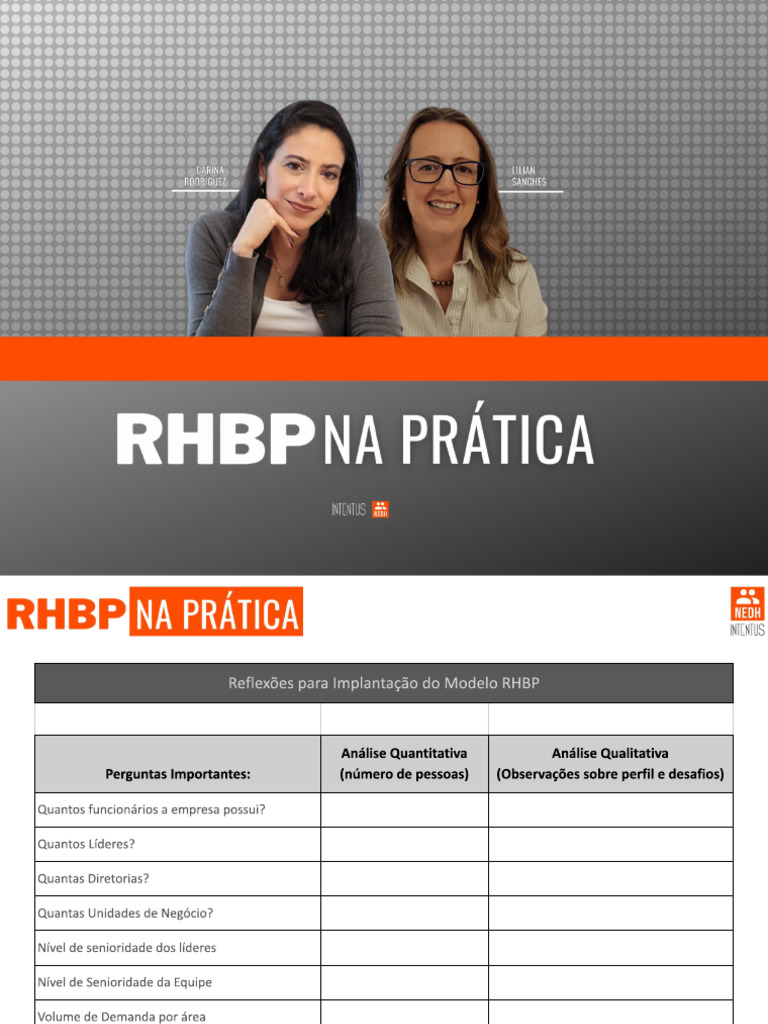 RHBP Na Prática MODULO 1 ATIVIDADE | PDF